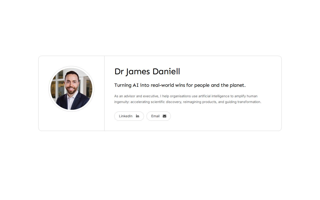 James Daniell - AI & Data
